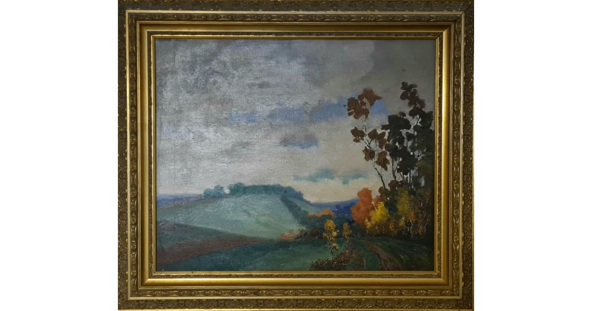 Haála Gyula (1894 - 1948) : Dombos táj - b-Art Galéria - XIX. XX ...